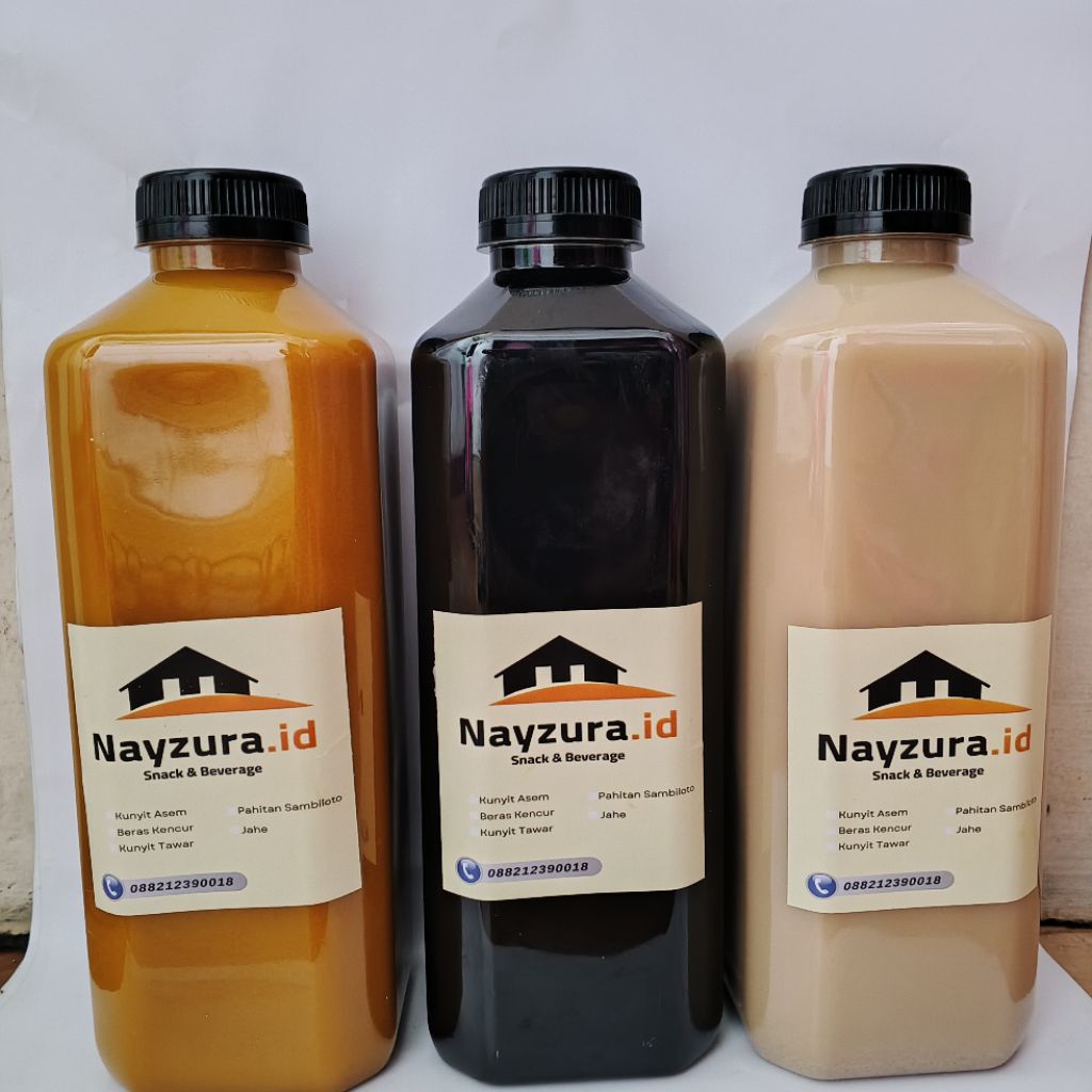 Jual Nayzura.id | Jamu Tradisional | Jamu Rempah Rempah | Jamu Gendong | Ukuran 1L dan 350 ml ...