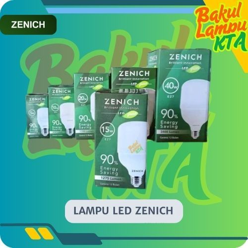 Jual Lampu Led ZENICH T-BULB 5WAT,10WAT,15WAT,20WAT,30WAT,40WAT ...