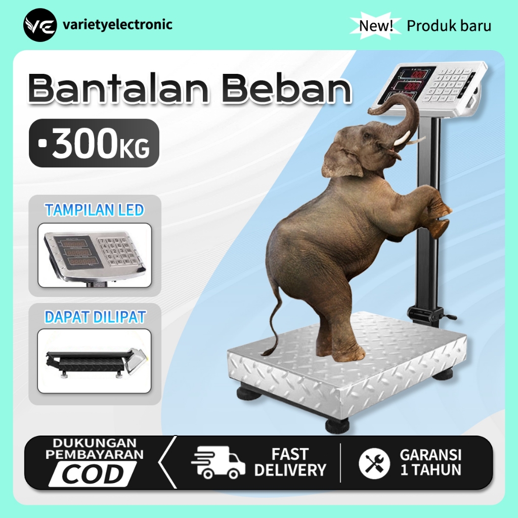 Jual Timbangan Duduk Digital Kapasitas 300kg - Rekomendasi Electrik Platform Scale/Timbangan ...