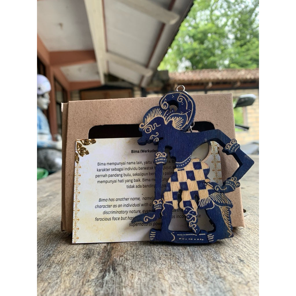 Jual Gantungan Kunci Wayang + Box Souvenir Oleh-oleh Khas Jogja Indonesia | Shopee Indonesia
