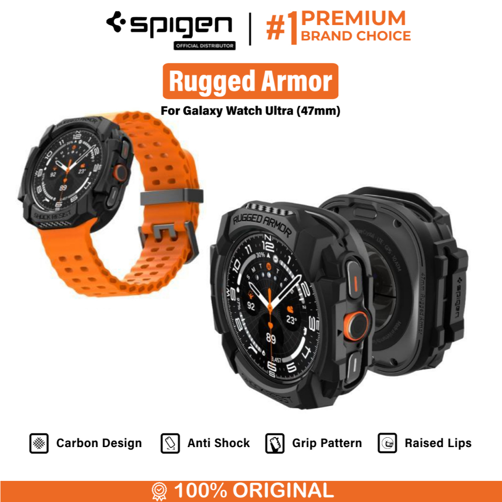 Jual Case Samsung Galaxy Watch Ultra 47mm Spigen Rugged Armor ...
