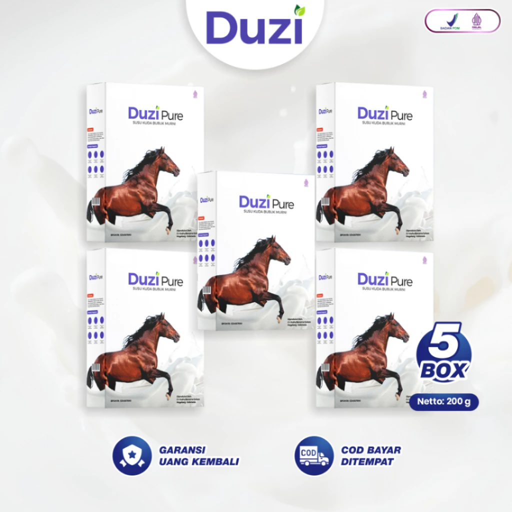 Jual Susu Kuda Duzi Pure 5 Box | Shopee Indonesia