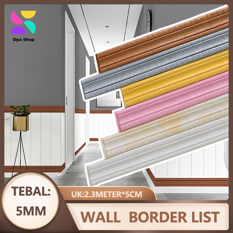 Jual (COD) List Dinding 3D Wallpaper List Foam Stiker Dinding Wall ...