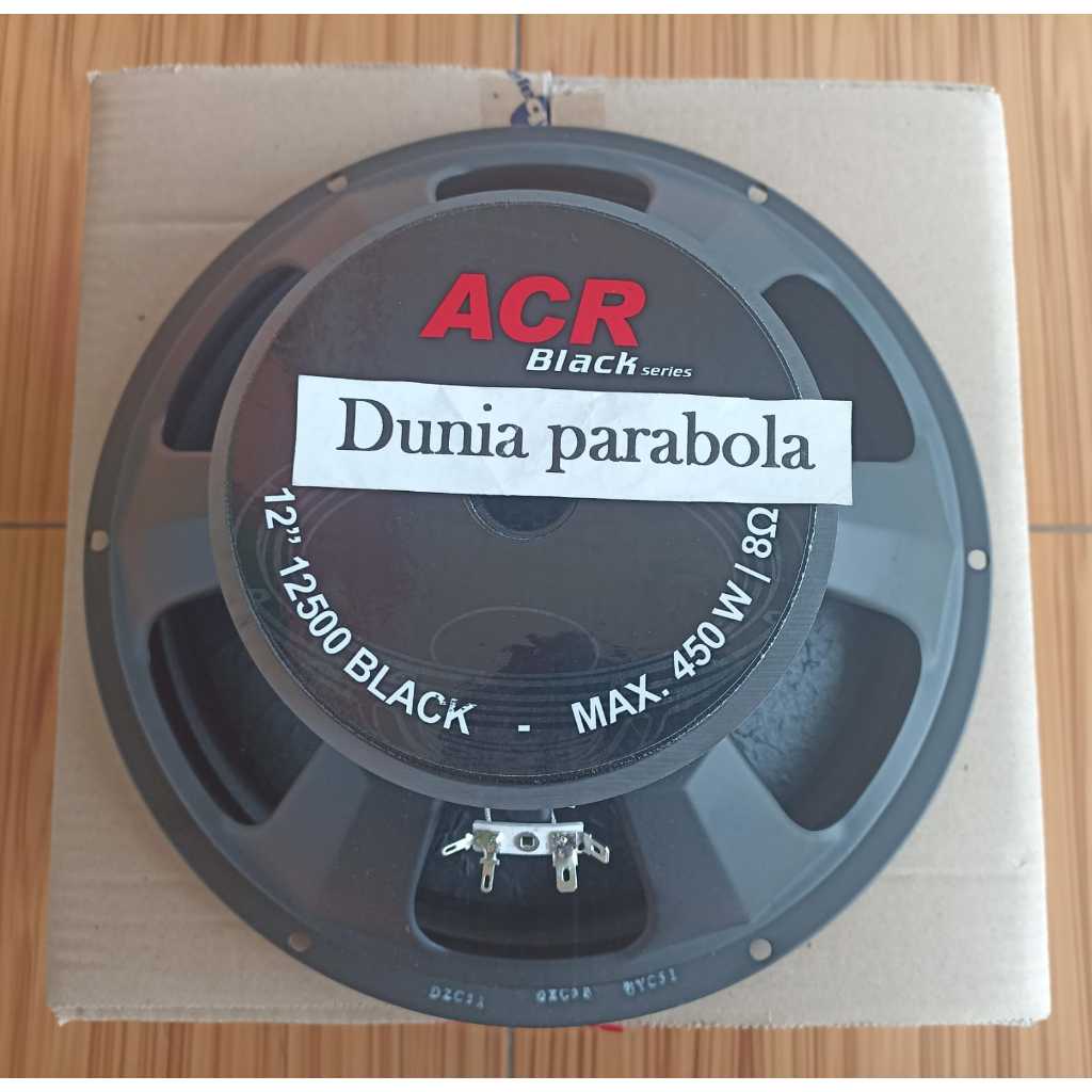 Jual SPEAKER ACR 12 INCH 12500 BLACK WOFER 450W 8 OHM | Shopee Indonesia