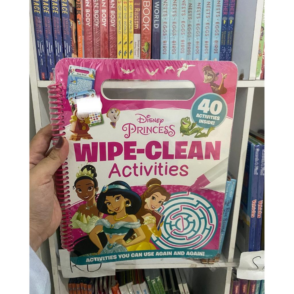 Jual Book Disney Princess Wipe Clean Activities | Shopee Indonesia