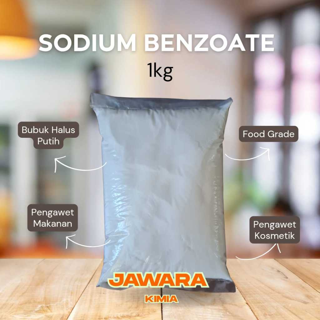 Jual Sodium Benzoate / Natrium Benzoate / Benzoate / Pengawet Makanan ...
