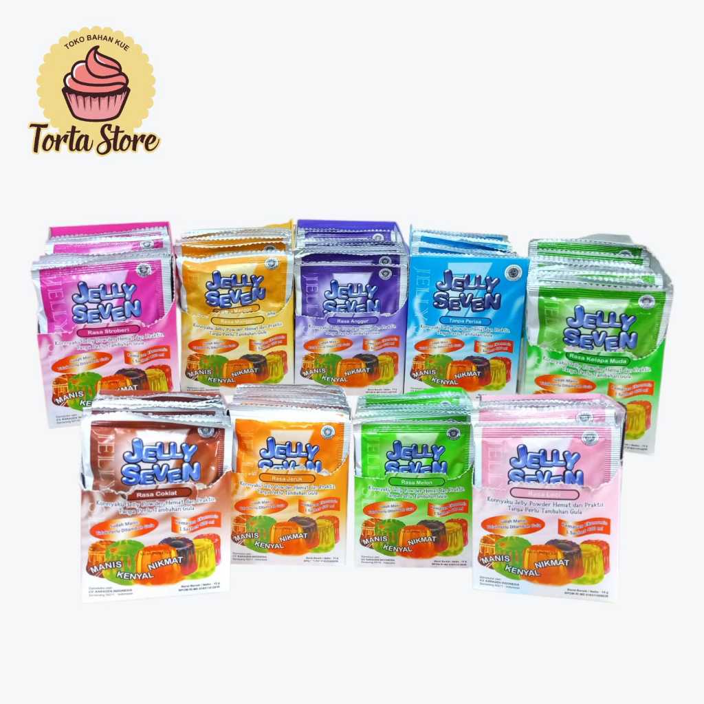 Jual Seven Agar Jelly 1 box isi 12 pcs @14gram | Shopee Indonesia
