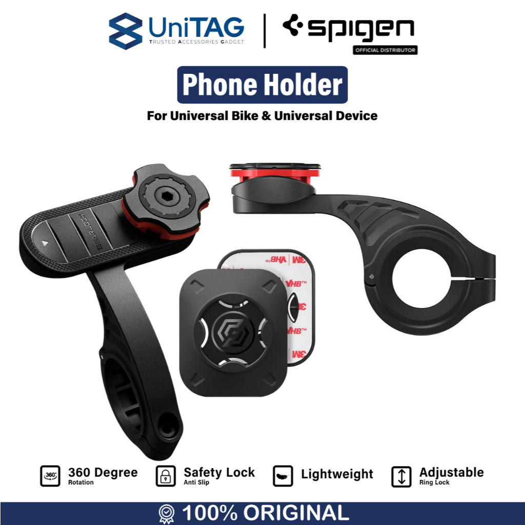 Jual Phone Holder Sepeda Spigen Gearlock MF100 / MS100 Holder Sepeda ...