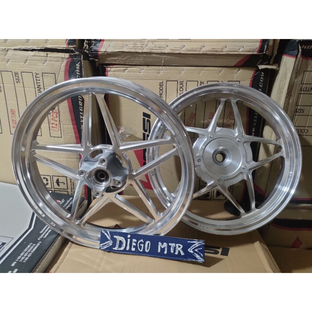 Jual Velg Racing VRossi Vario 125 - Vario 150 Sepasang depan Belakang ...