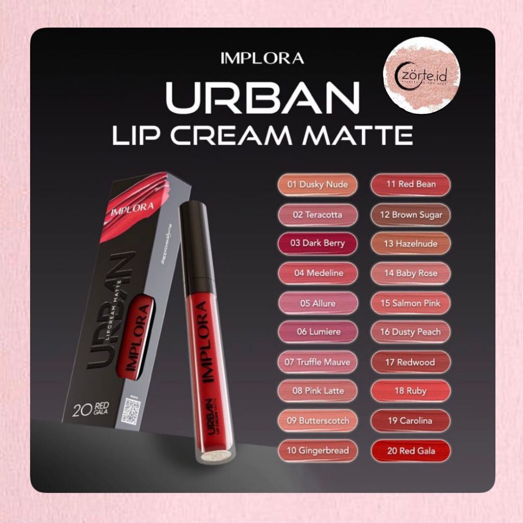 Jual [ IMPLORA ] Urban Lip Cream Matte | Shopee Indonesia