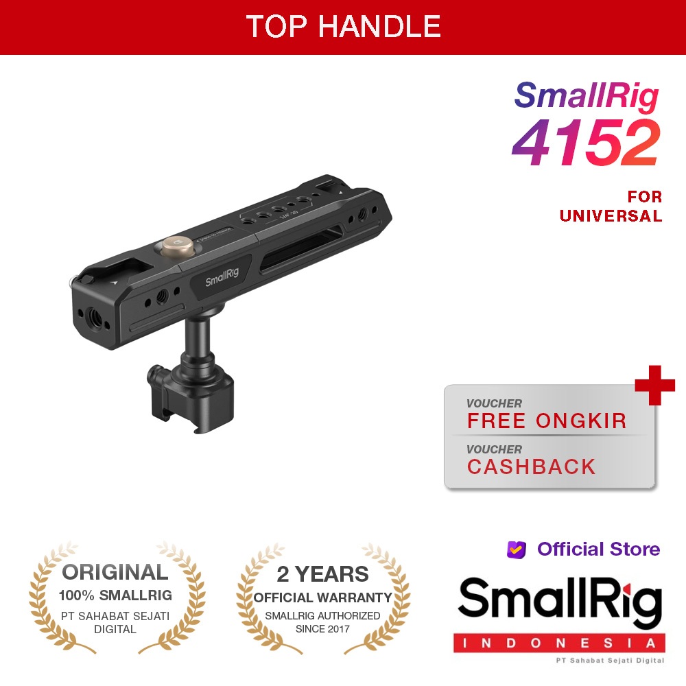 Jual SmallRig Rotating Top Handle with NATO Clamp 4152 | Shopee Indonesia