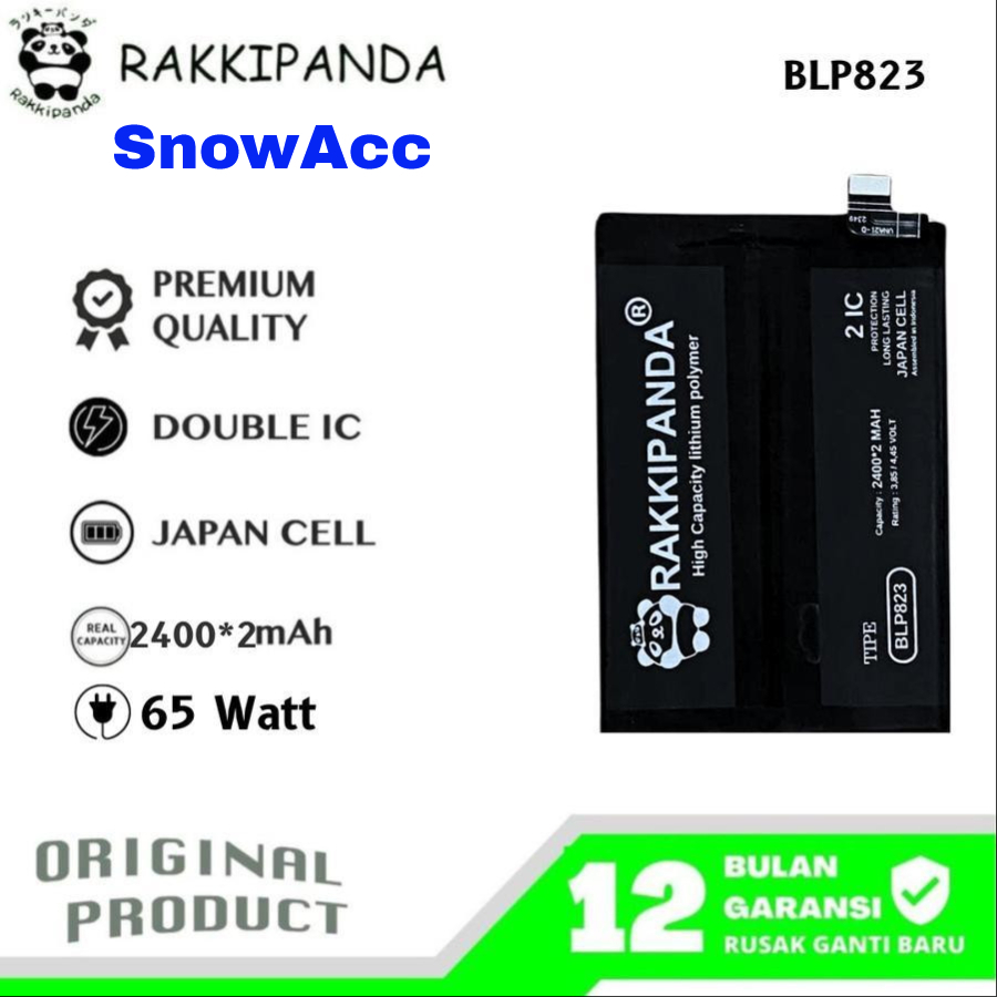 Jual RakkiPanda Baterai Oppo Reno 5 Pro kode Baterai BLP823 / BLP-823 ...