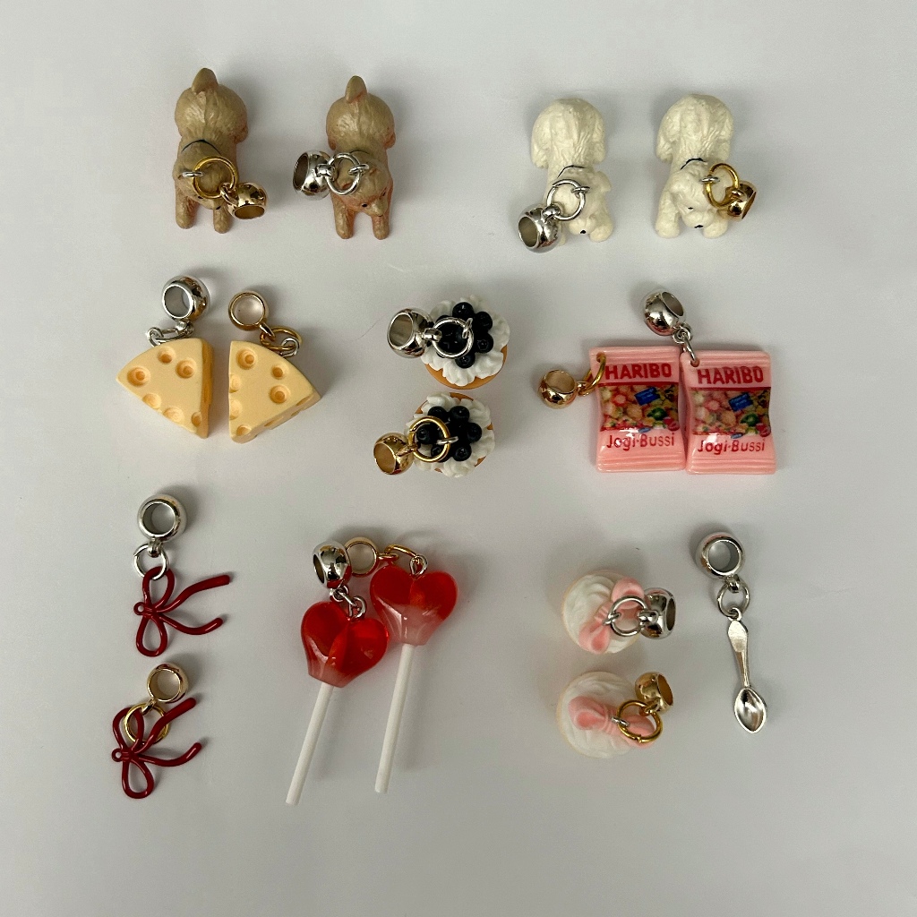 Jual CHARM ADD-ONS | Premium Bag Charm Miniatures (Cupcake, Gummy Bear ...