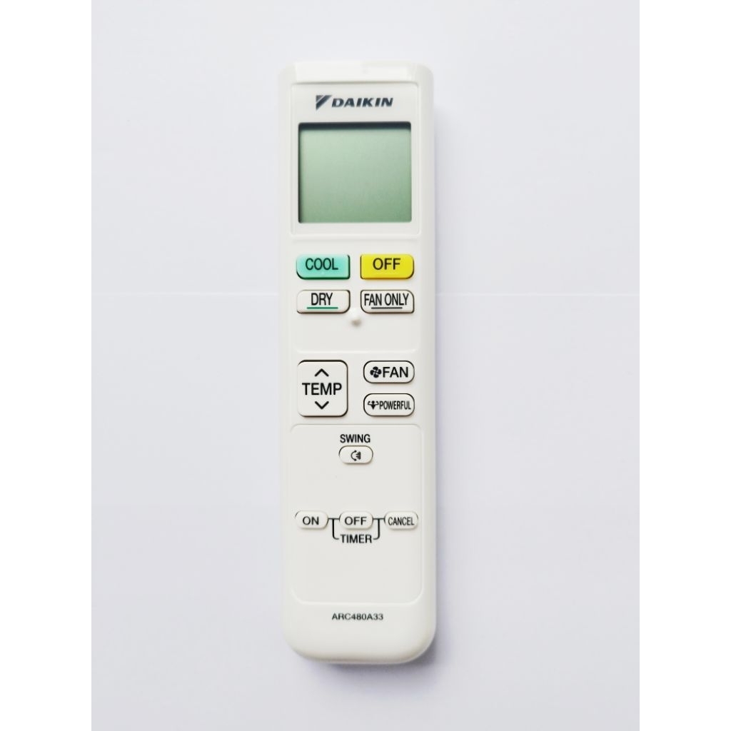 Jual Remot remote ac Daikin ARC480A33 original | Shopee Indonesia