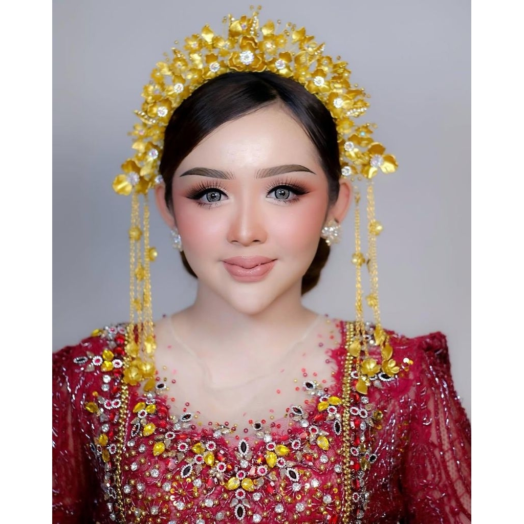 Jual Mahkota Sunting Melayu Series ZALENA mahkota pengantin handmade ...