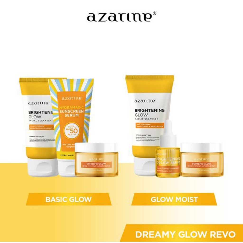 Jual AZARINE PAKET 3IN1 BASIC GLOW & MOIST | Shopee Indonesia