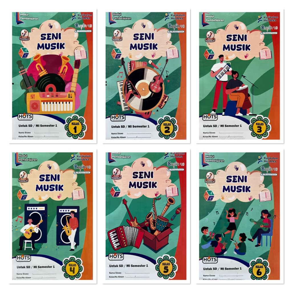 Jual BUKU LKS SD MI SENI MUSIK KELAS 1 2 3 4 5 6 KURIKUM MERDEKA SEMESTER 1 GANJIL TA. 2025-2026 ...
