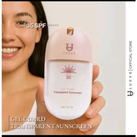 Jual lueve beaute gel guard transparent sunscreen SPF 35PA+++ | Shopee ...