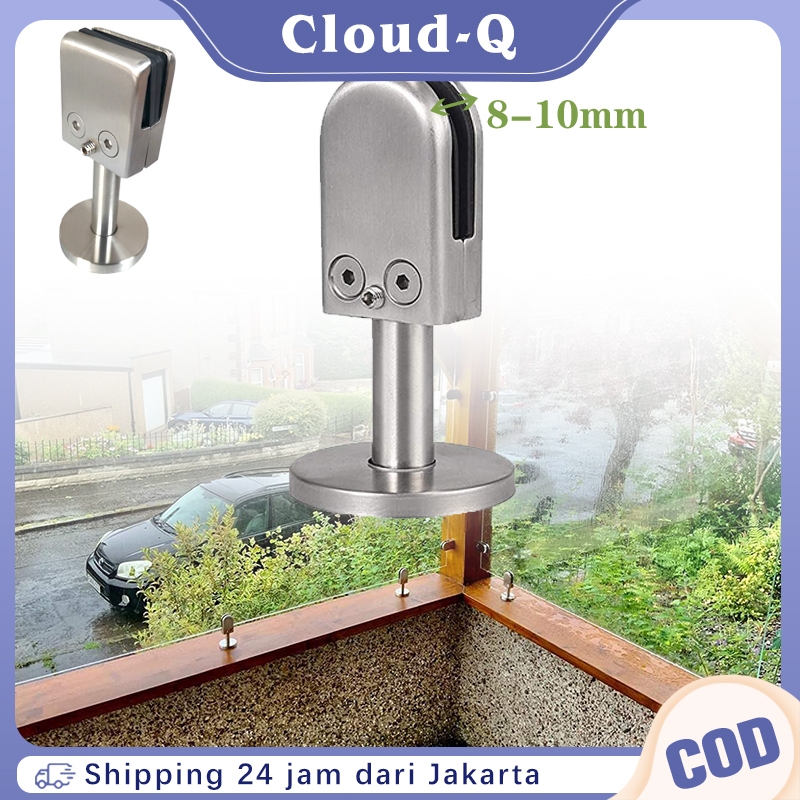 Jual Spigot Kaca Stainless Steel Kaki Kubikal Partisi Kaca Partition ...