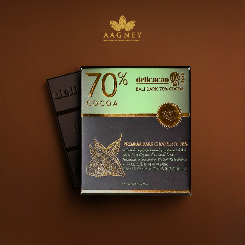 Jual Delicacao Premium Chocolate Dark 70% Cocoa | Cokelat Bali 100gr ...