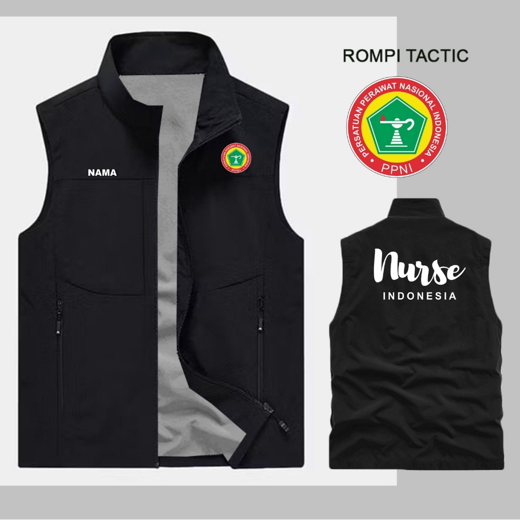 Jual JAKET ROMPI TERBARU / JAKET ROMPI TACTIC CUSTOM SABLON PPNI ...