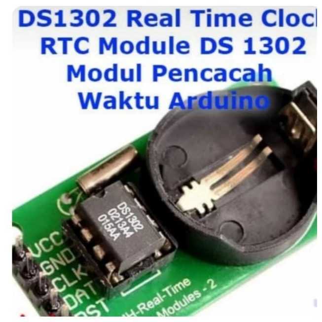 Jual RF4806 ds1302 real time clock rtc module ds 1302 modul pencacah waktu arduino by PCM LTC ...