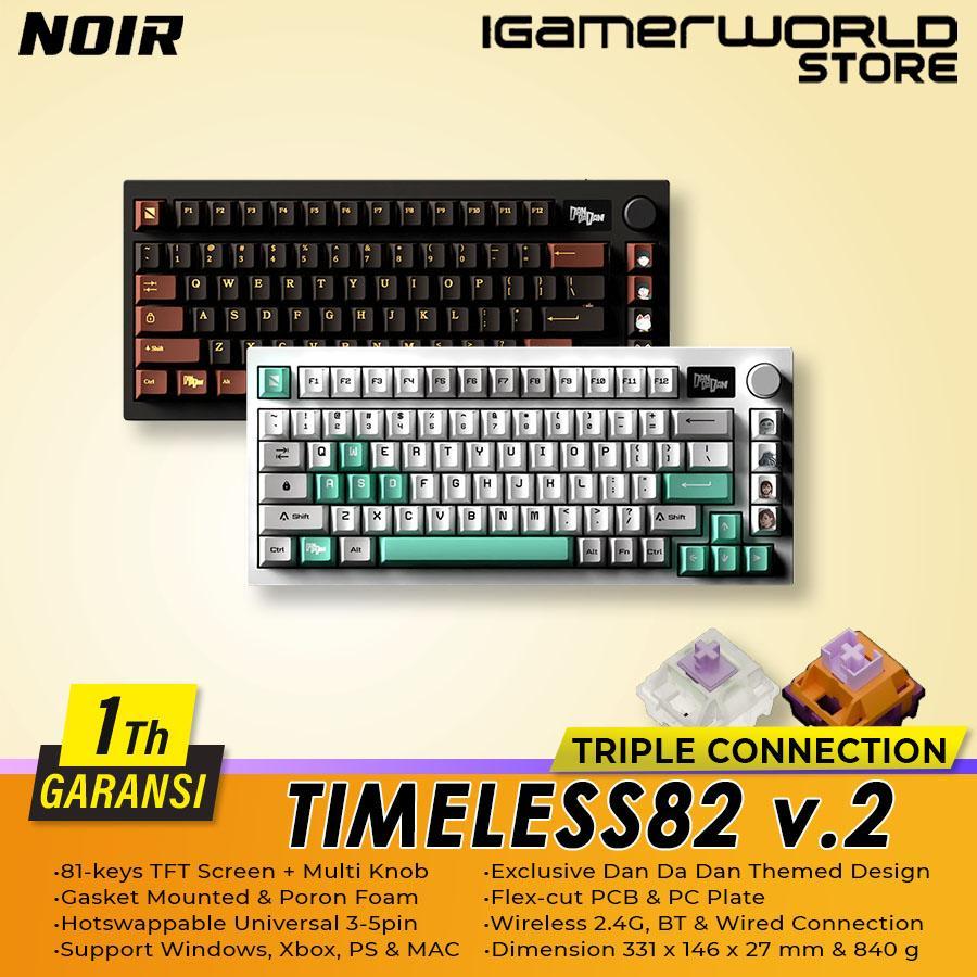 Jual Noir Timeless82 V2 DAN DA DAN Edition 75% Wireless Mechanical ...