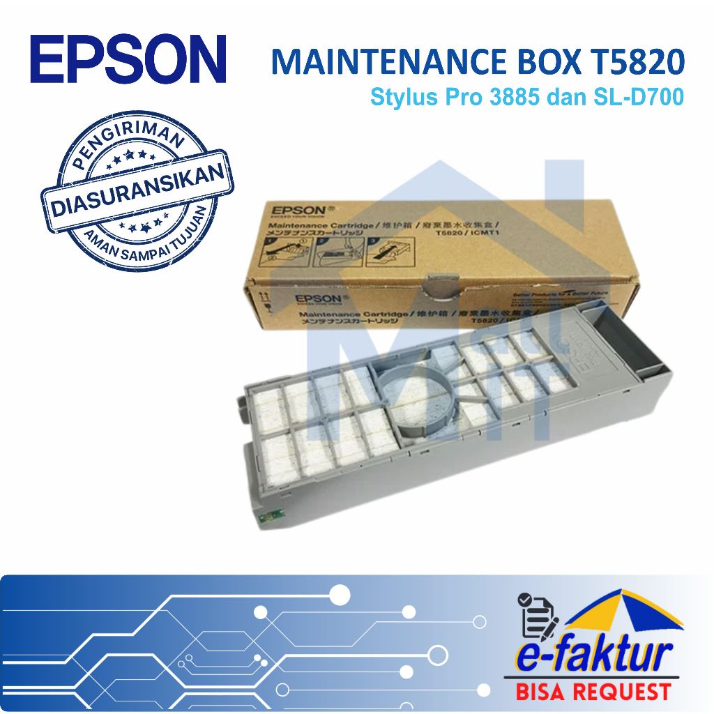Jual MALLIT EPSON Maintenace Box EPSON T5820 C13T582000 Stylus Pro 3885 ...