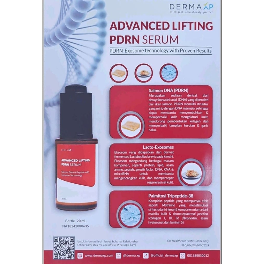 Jual Derma XP || Advance Lifting PDRN Serum 20 ml | Shopee Indonesia