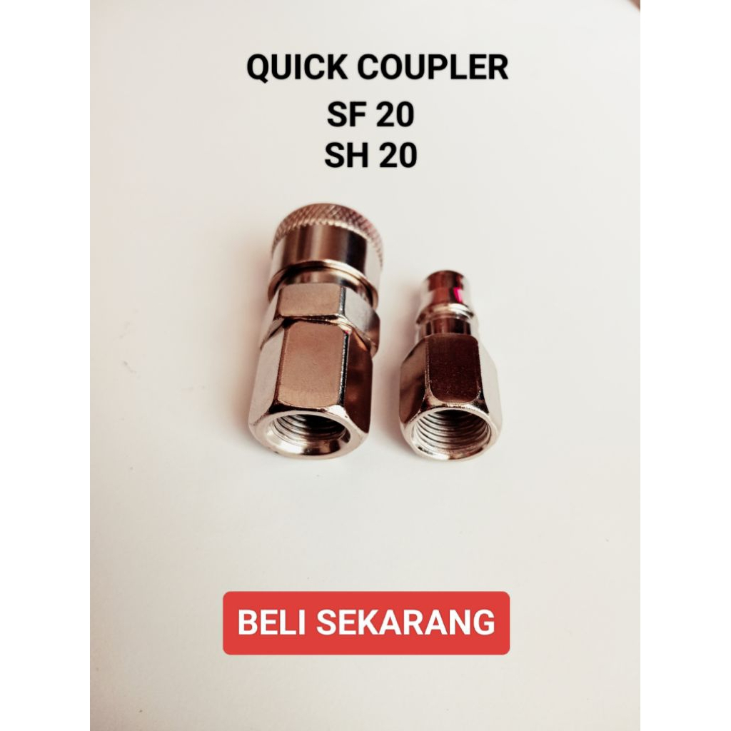 Jual GROSIR QUICK COUPLER 1JALUR PASS WAY SF 20 PF 20 BEST QUALITY ISO ...