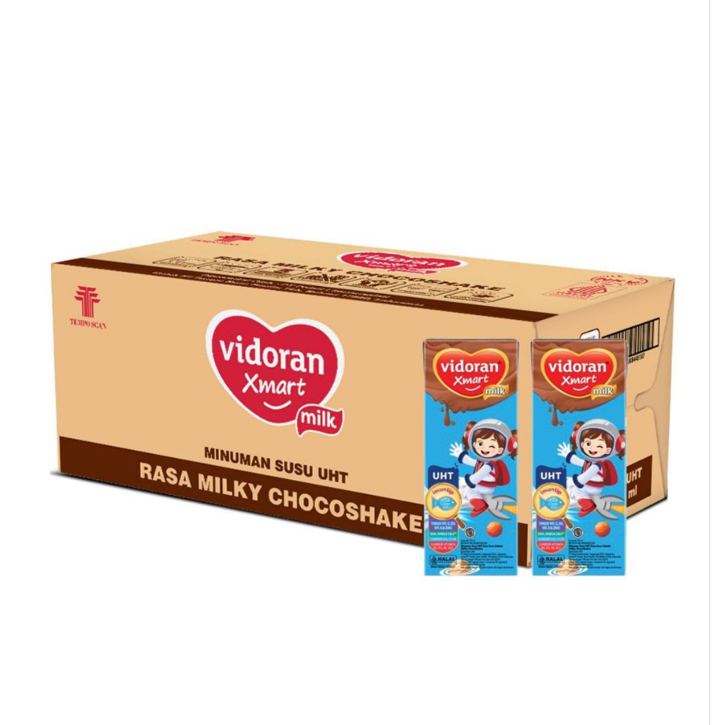 Jual Vidoran Kids Xmart Milk UHT Cokelat 175 ml | Shopee Indonesia