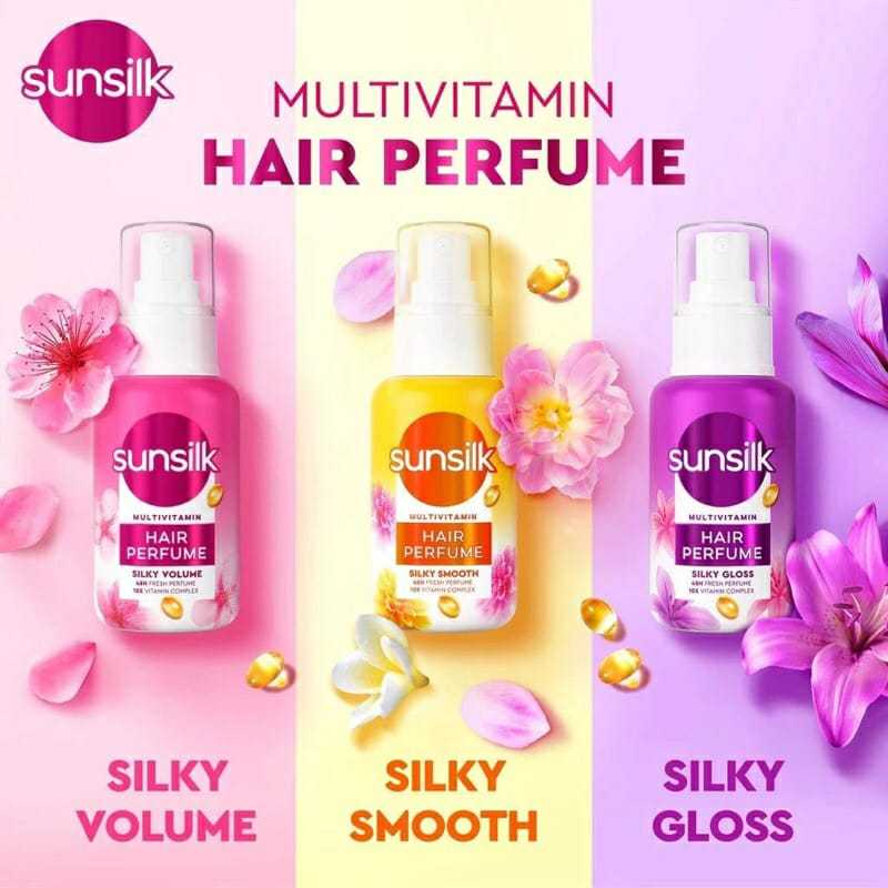 Jual Sunsilk Vitamin Hair Parfume 3 Variant 50ml | Vitamin Sunsilk ...