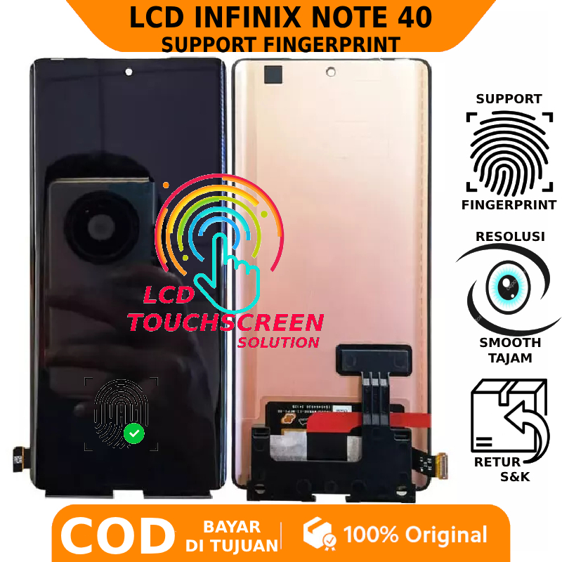 Jual LCD TOUCHSCREEN INFINIX NOTE 40 (4g) ORIGINAL SUPPORT FINGERPRINT ...