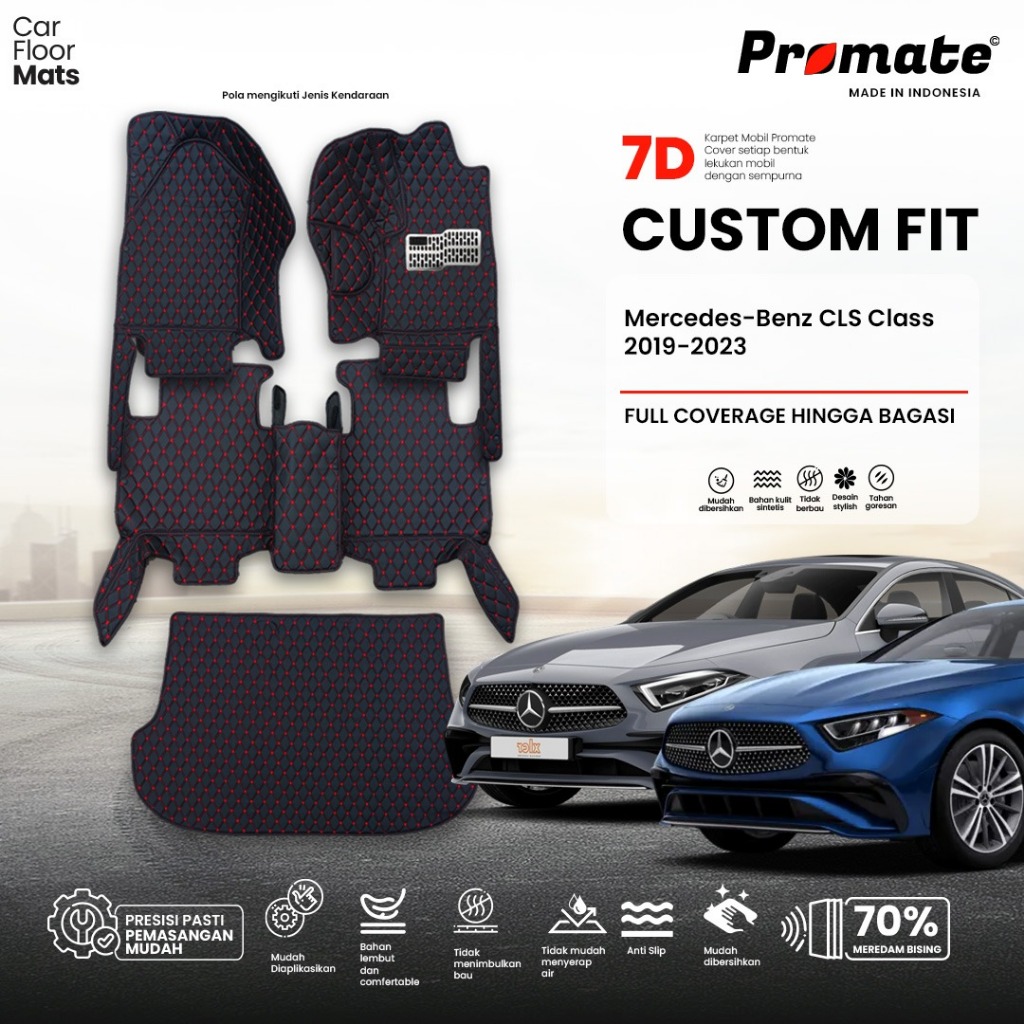 Jual Karpet 7D Promate Premium Car Mats Mobil Mercy CLS Fullset Bagasi ...