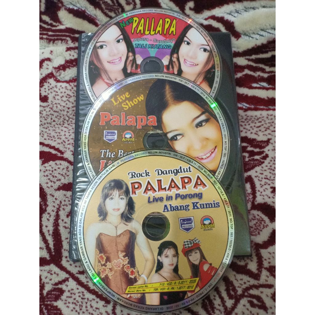 Jual KASET VCD NEW PALLAPA ABANG KUMIS,NEW PALLAPA DI TELAN ALAM,NEW PALLAPA TALI KUTANG TANPA ...