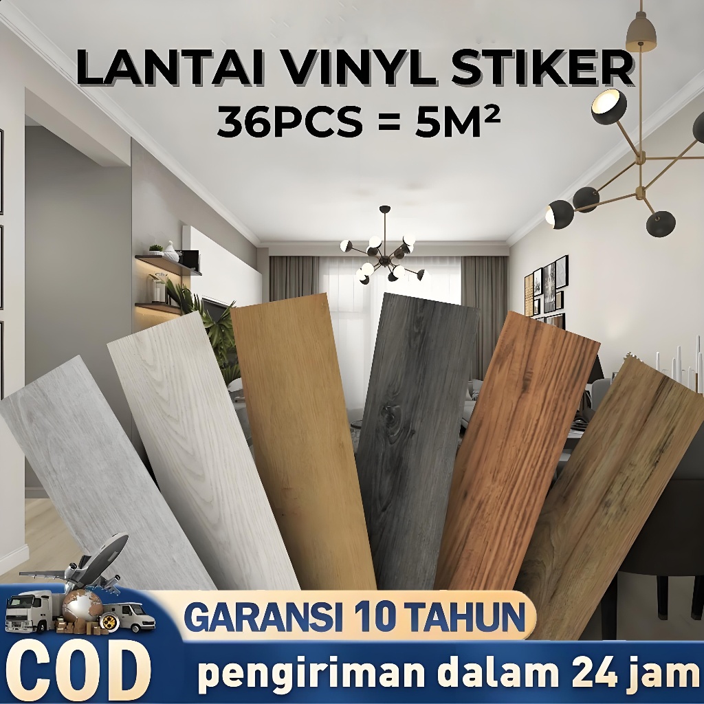 Jual Vinyl Lantai Stiker Kayu Ubin Lantai Premium Lantai Vinyl Stiker ...