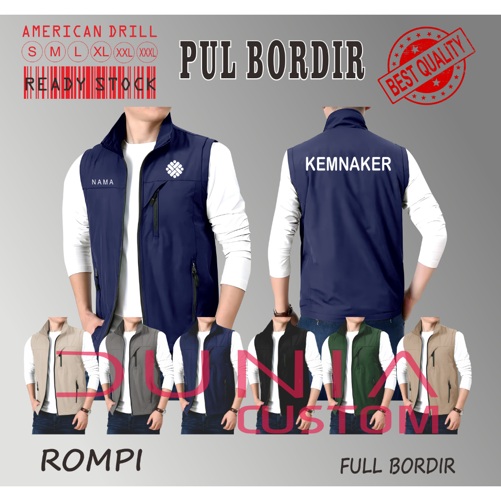 Jual Rompi Pria,Rompi Motor,Rompi Terlaris,Rompi Formal,Rompi Terbaru ...