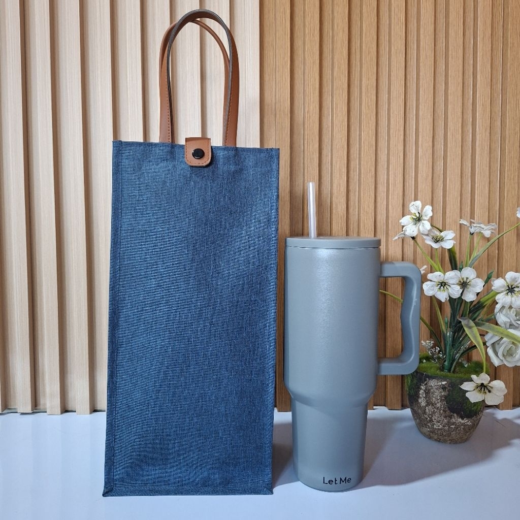 Jual Tas Tumbler 1200 ml GAGANG Tas Botol (POLOS/TANPA NAMA) | Shopee ...