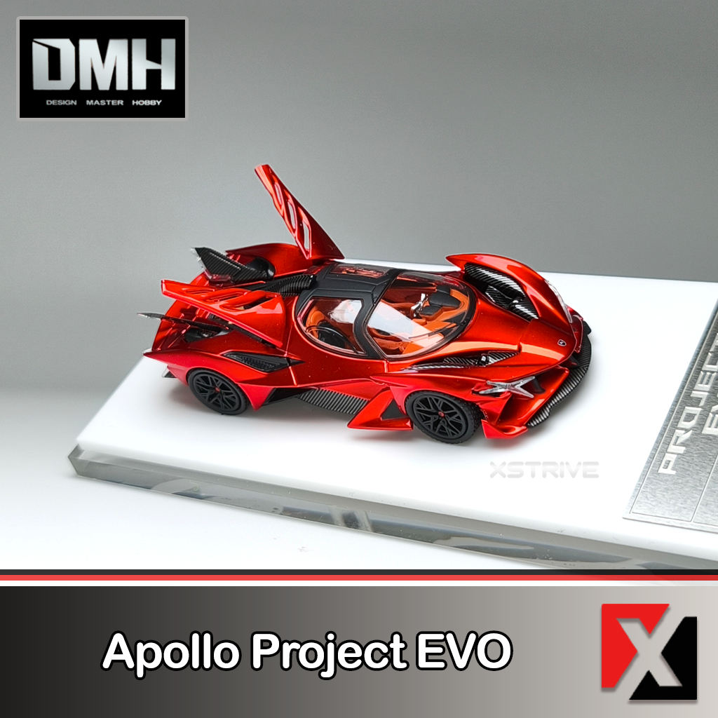 Jual DMH 1:64 Apollo Project EVO Red Openable Engine Hood | Shopee ...