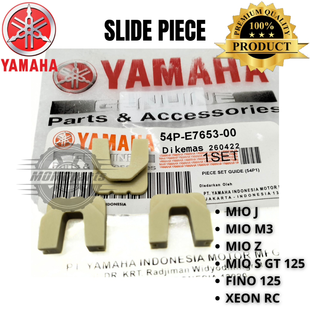 Jual SLIDE PIECE SET SLIDER SLIDE KLIP RUMAH ROLLER YAMAHA 54P MIO J M3 ...