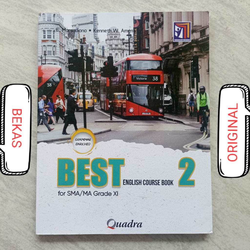 Jual Buku Best English Course Book Bahasa Inggris Kelas 11 XI 2 II SMA ...