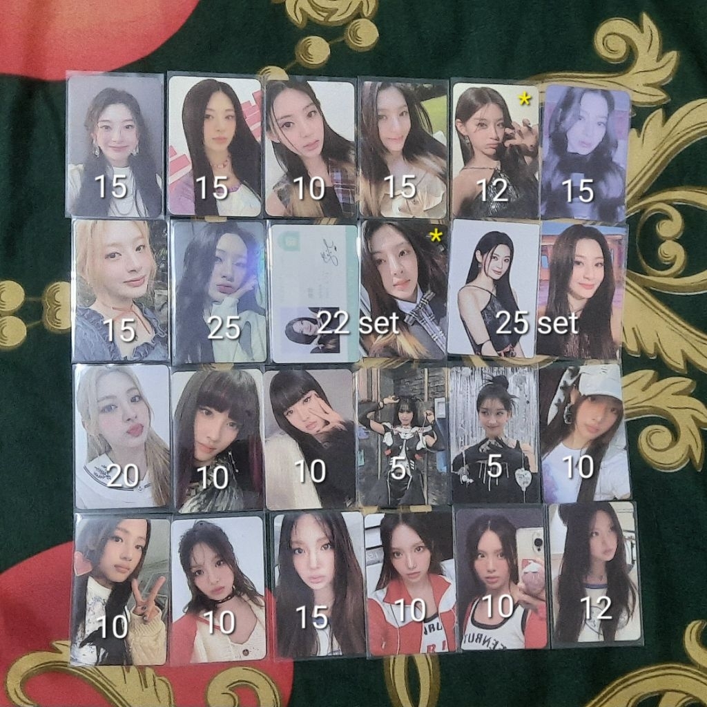 Jual CLEARANCE SALE poca stayc newjeans seeun yoon sumin minji hyein so ...