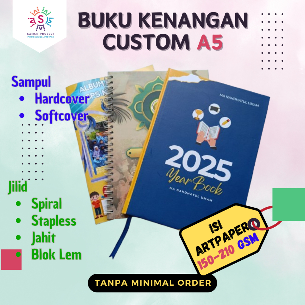 Jual Cetak Buku Album Foto Photobook Yearbok Kenangan Tahunan Sekolah ...