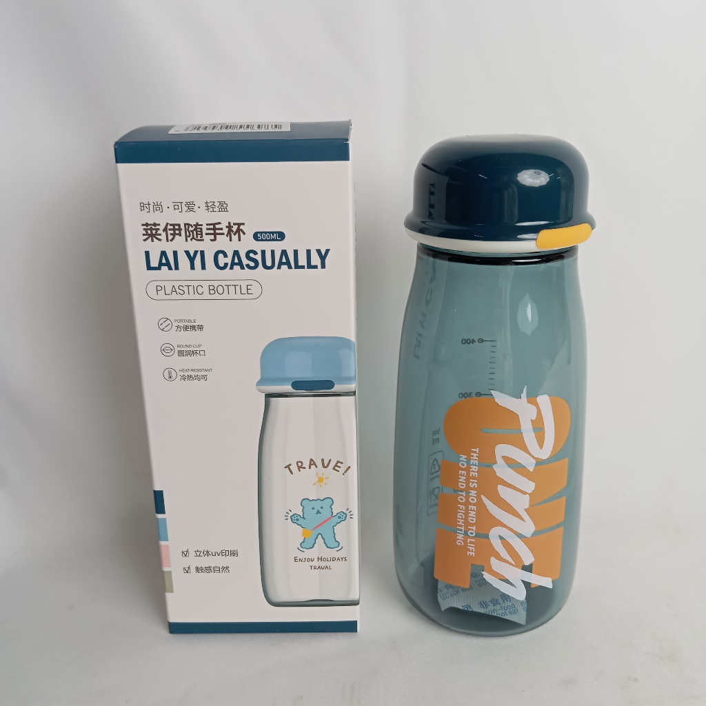 Jual Botol Air Plastik Bergaya Desain Baru untuk Anak 500 ML Ada Tali ...