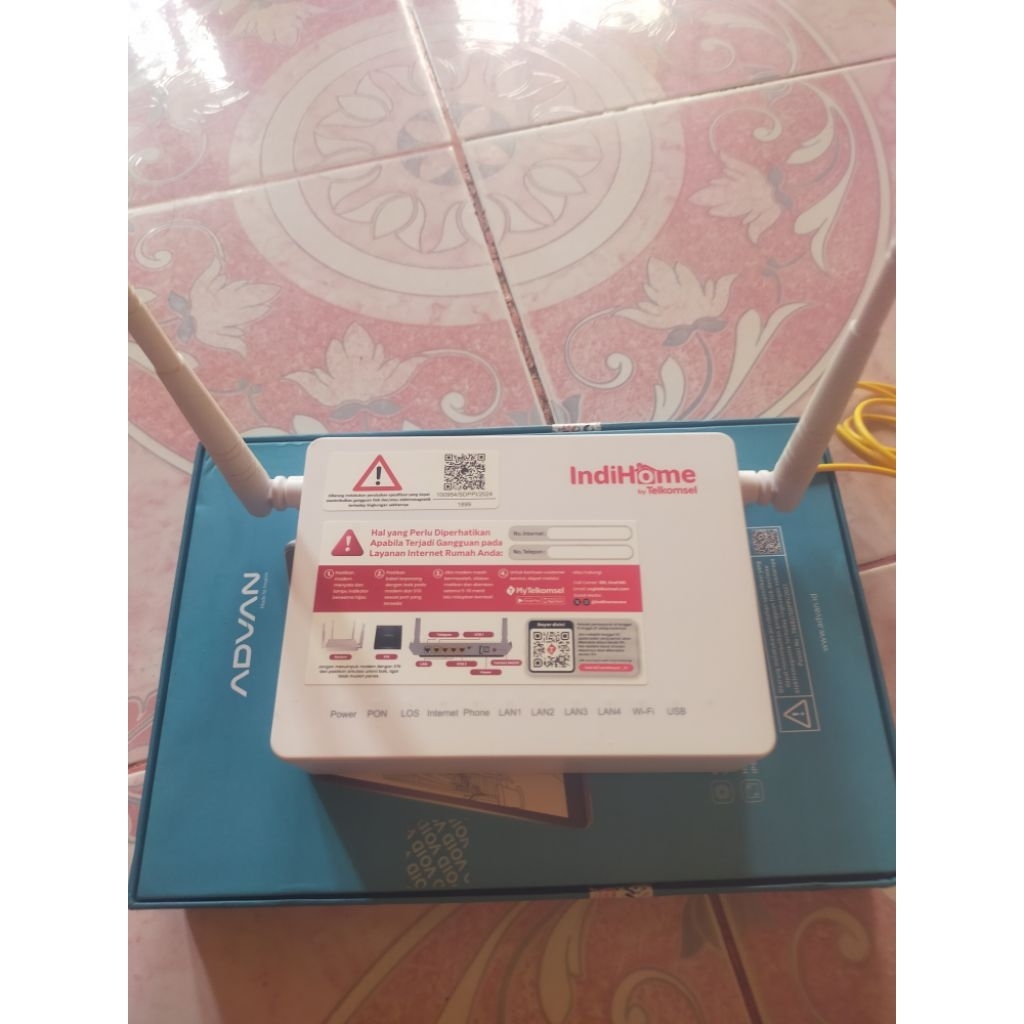Jual Router GPON Bekas IndiHome DUAL BAND Model ZXHN F672Y Port Biru ...