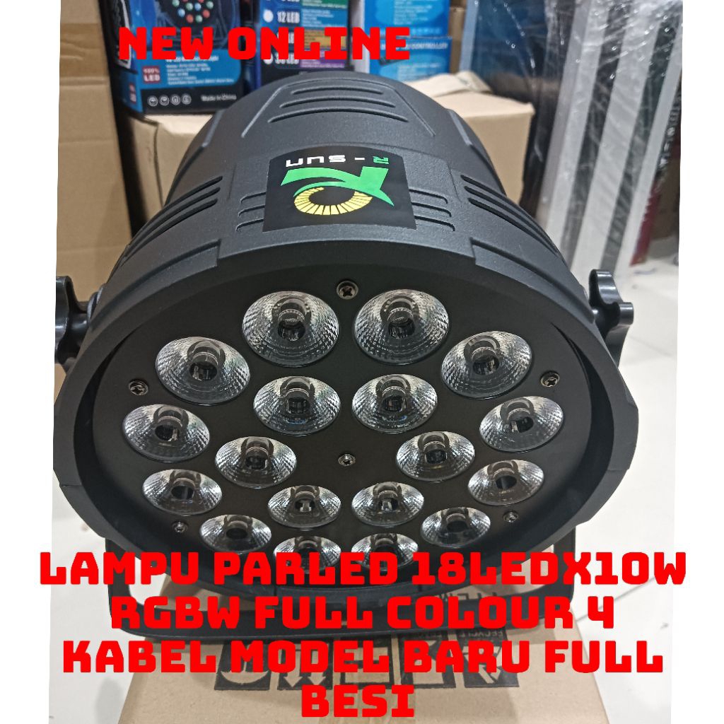 Jual LAMPU PARLED RGBW FULL COLOUR 18LEDX10W 4LINE FULL BESI | Shopee ...