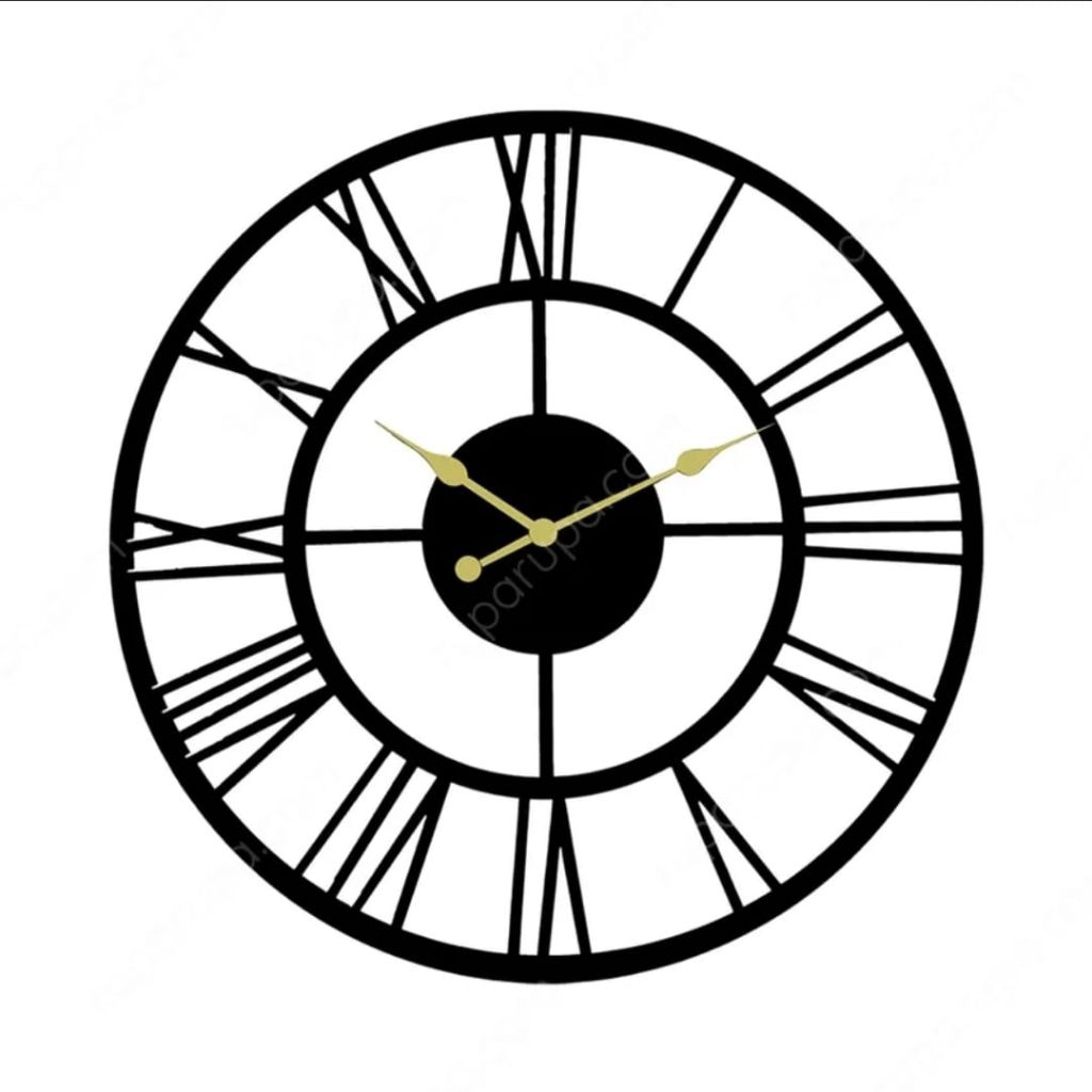 Jual INFORMA WALL CLOCK PLASTIK HY24 76 X 76 X 5 CM // JAM DINDING ...