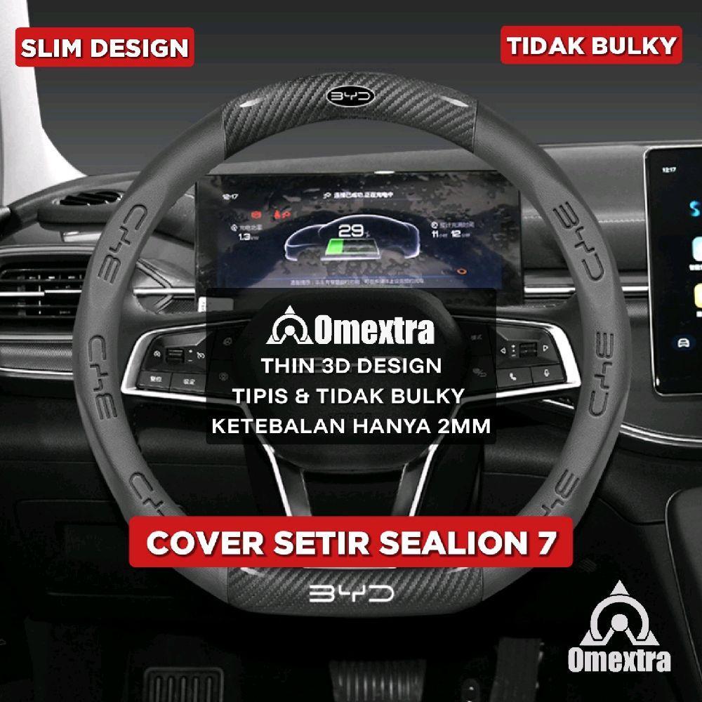 Jual Sarung Setir BYD Sealion 7 Steering Wheel Cover Slim Design 3D ...