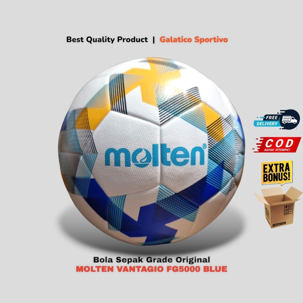 Jual MOLTEN bola sepak ORIGINAL MOLTEN VANTAGIO FG5000 AFC bola kaki Molten Vantagio FG5000 ...