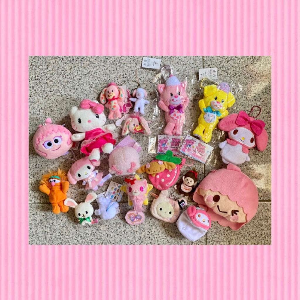 Jual (admin 9%) plush keychain sanrio | yumyums | jewelpet | monchhichi ...